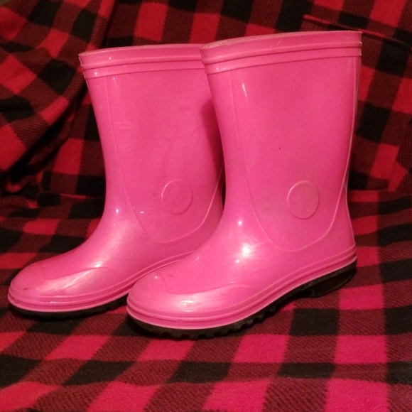 Shoes | Girls Pink Rain Boots | Poshmark